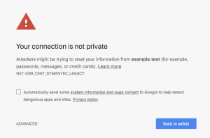 PSA: Replace Your SSL/TLS Certs by Symantec, Thawte, VeriSign, Equifax ...