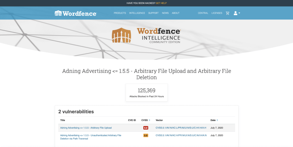 Wordfence Launches Free Vulnerability Database For Commercial Use - And ...