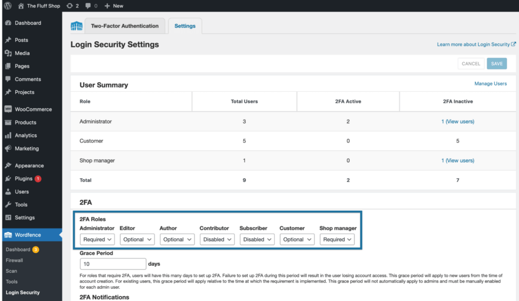 How & Why You Should Set Up Wordfence WooCommerce 2FA