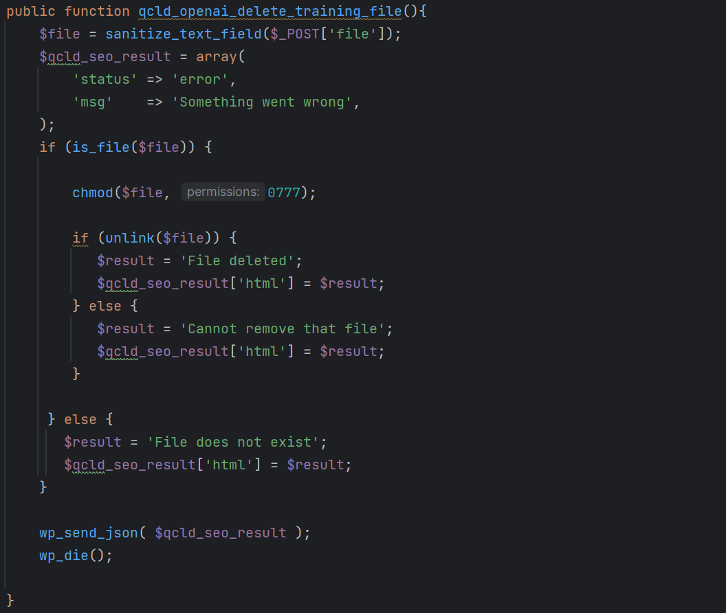 Several Critical Vulnerabilities Patched in AI ChatBot Plugin for WordPress